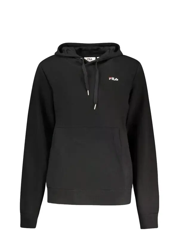 FILA Logo-embroidered Hoodie - Black