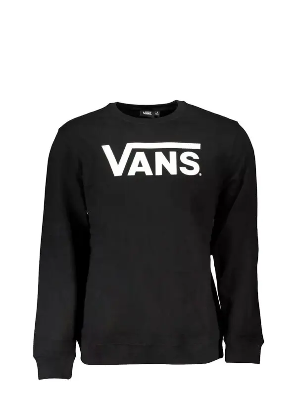 VANS Logo-print Crew-neck Sweatshirt - Black