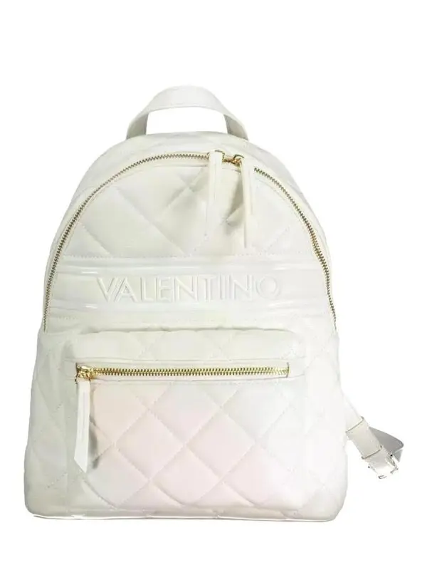 MARIO VALENTINO Ada Quilted Backpack - White
