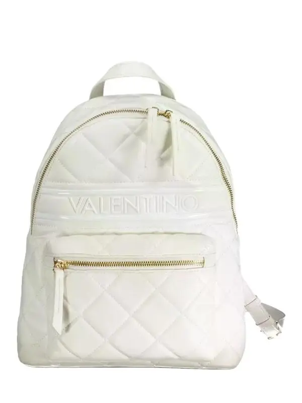 MARIO VALENTINO Ada Quilted Backpack - White