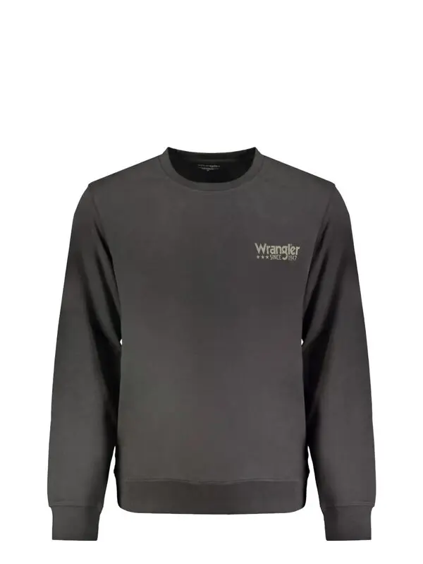 Wrangler Logo-embroidered Crew-neck Sweatshirt - Grey