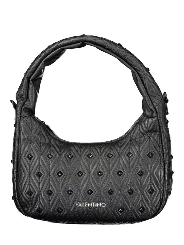 MARIO VALENTINO Quilted Studded Tote - Black