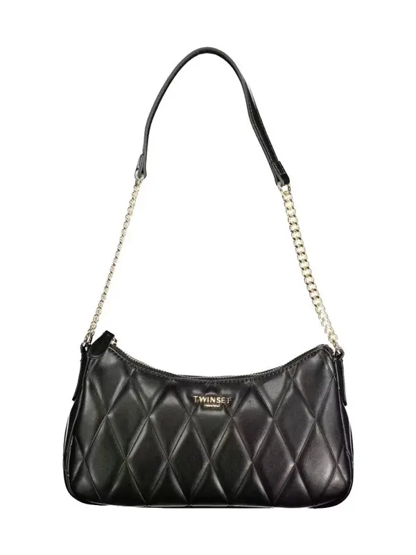 TWINSET Quilted Shoulder Bag - Black