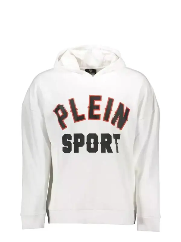 PLEIN SPORT Logo-print Hoodie - White