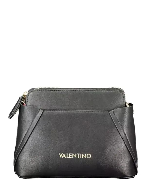 MARIO VALENTINO Logo-lettering Crossbody Bag - Black