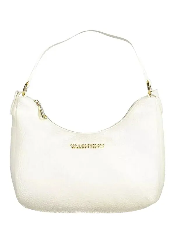 MARIO VALENTINO Pebbled-leather Tote Bag - White