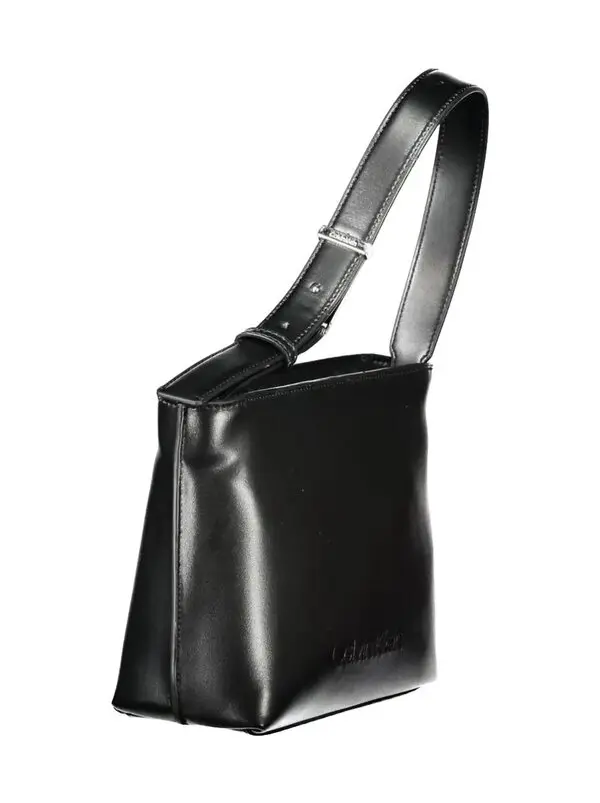 Calvin Klein Logo-debossed Zip-top Tote Bag - Black