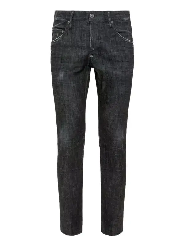 Dsquared2 Slim-fit Distressed Jeans - Black