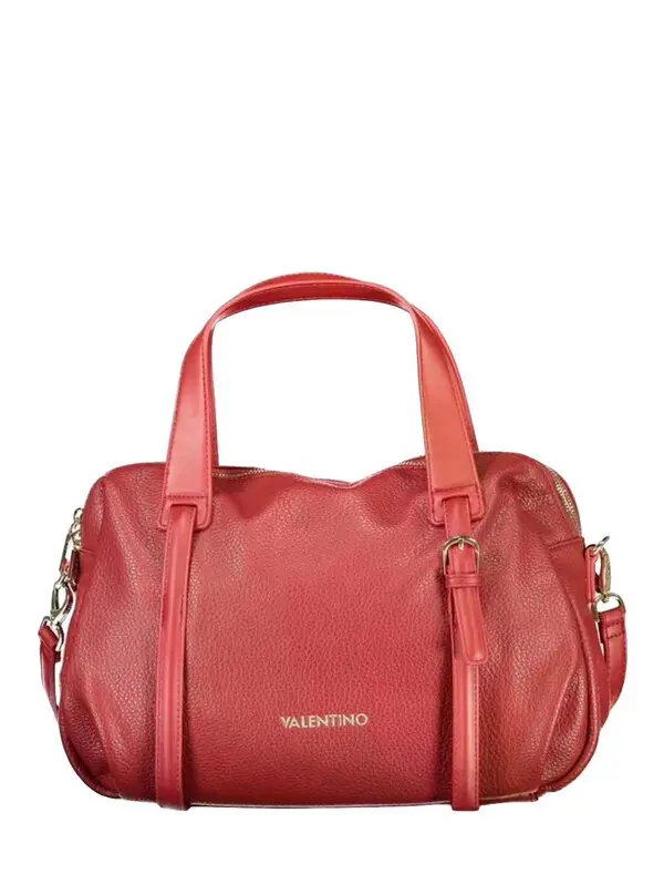 MARIO VALENTINO Wamy Pebbled-texture Tote - Red