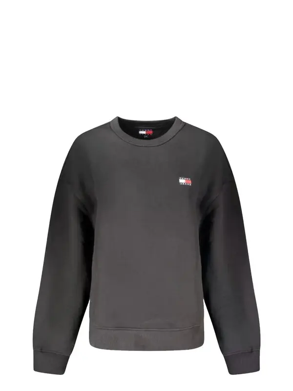 Tommy Hilfiger Logo Patch Crew-neck Sweatshirt - Grey