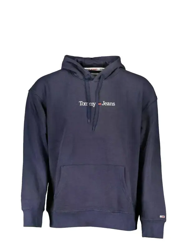 Tommy Hilfiger Logo-embroidered Hoodie - Blue