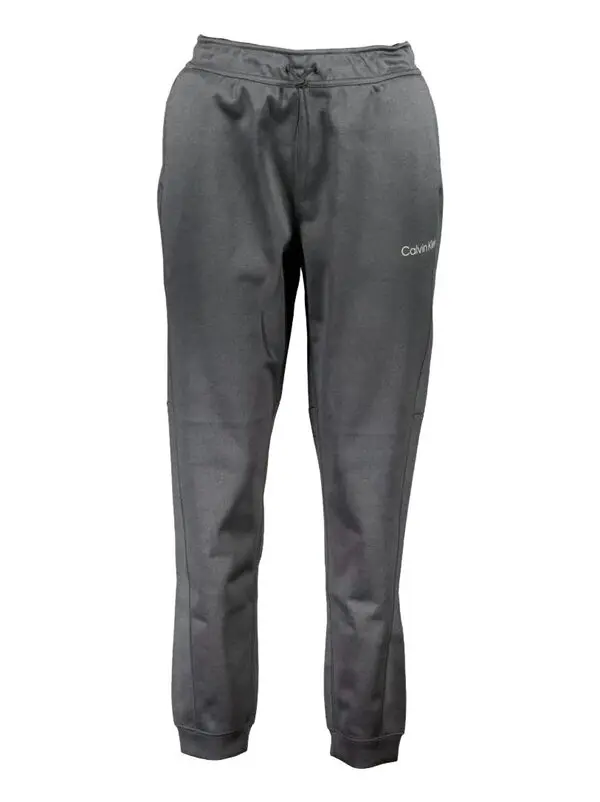 Calvin Klein Logo-print Drawstring Track Pants - Grey