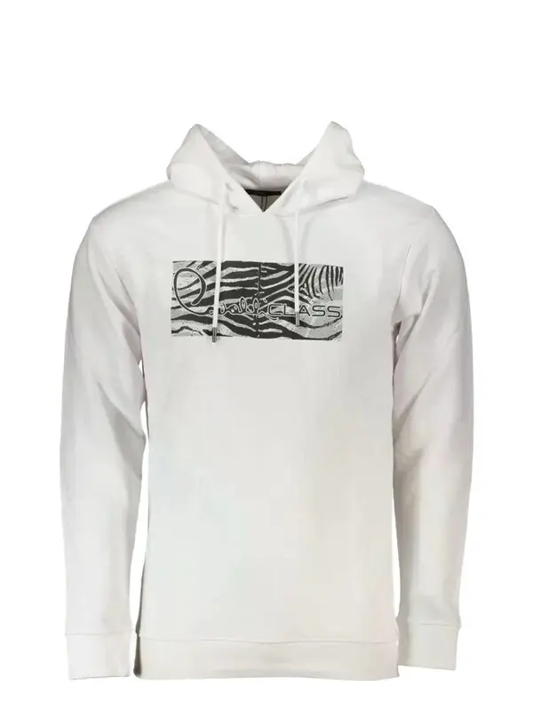 Roberto Cavalli Zebra-print Hoodie - White