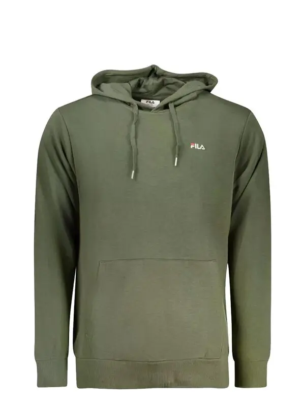 FILA Logo-embroidered Pouch-pocket Hoodie - Green