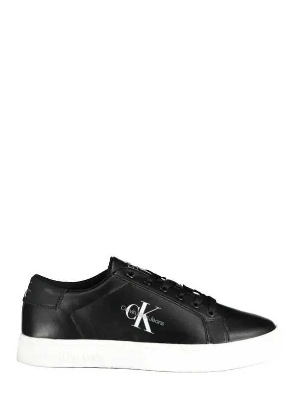 Calvin Klein Logo-print Low-top Sneakers - Black