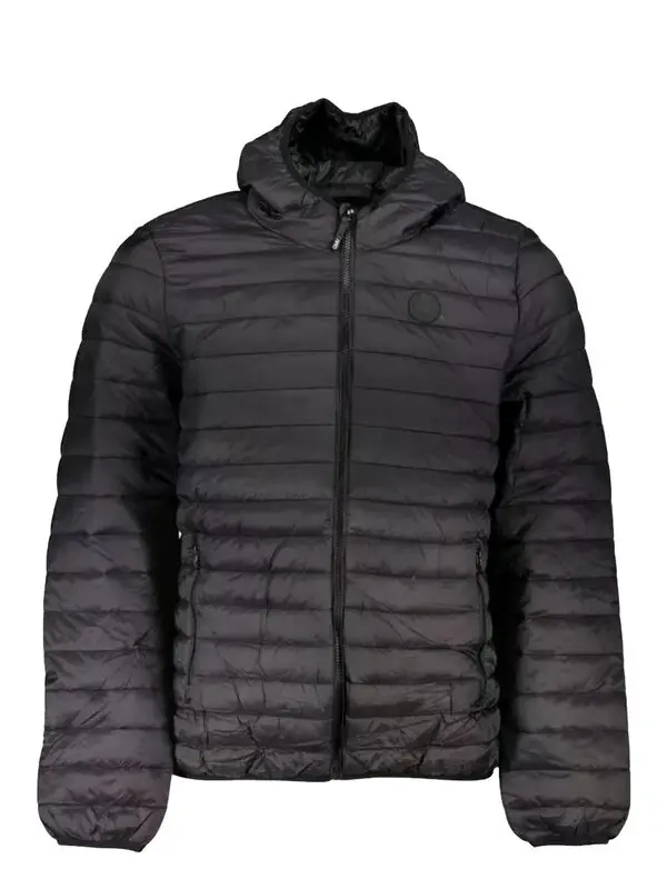 GIAN MARCO VENTURI VINTAGE Hooded Quilted Jacket - Black