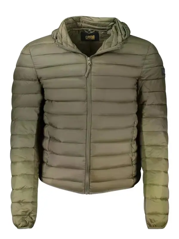 Roberto Cavalli Hooded Quilted Jacket - Green