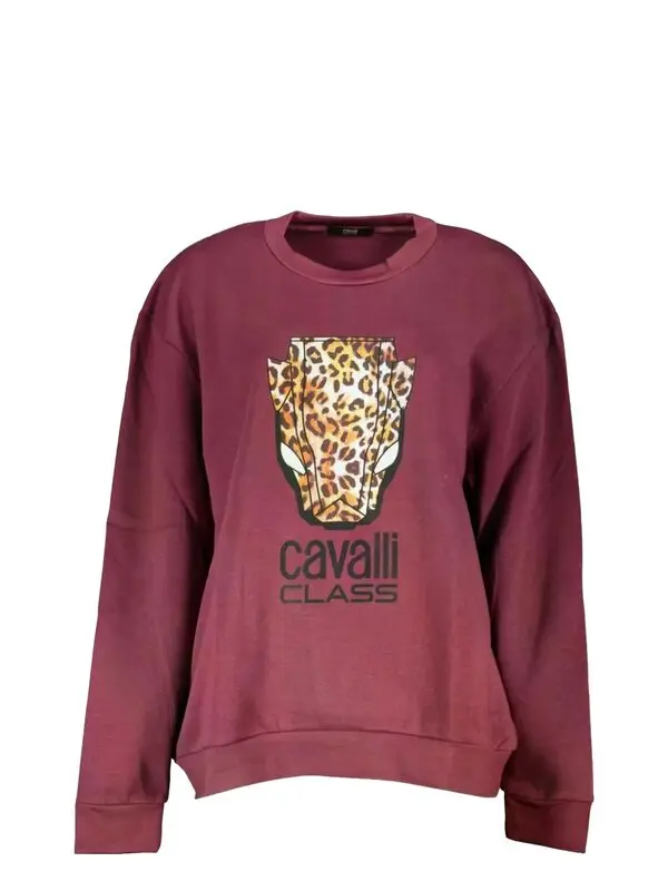 Roberto Cavalli Logo-print Sweatshirt - Red