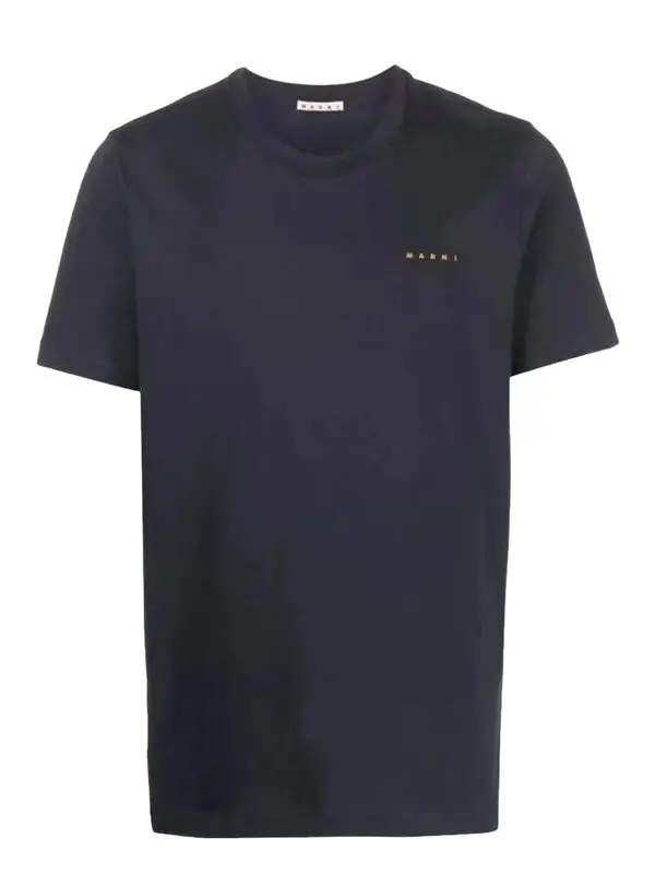 Marni Logo-print T-shirt - Blue