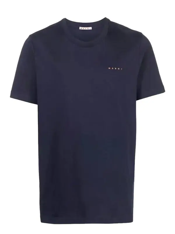 Marni Logo-print T-shirt - Blue