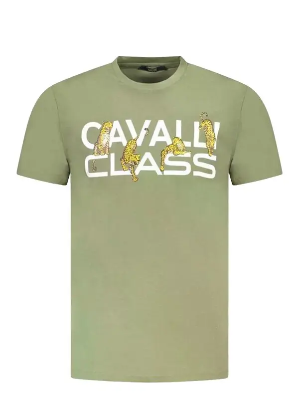 Roberto Cavalli Print Short-sleeve T-shirt - Green