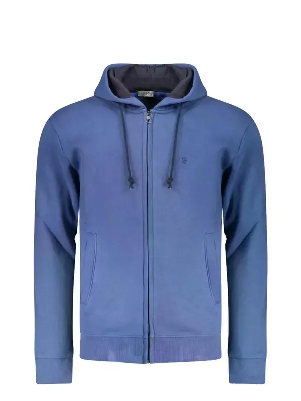 COVERI MOVING Zip-up Hoodie - Blue