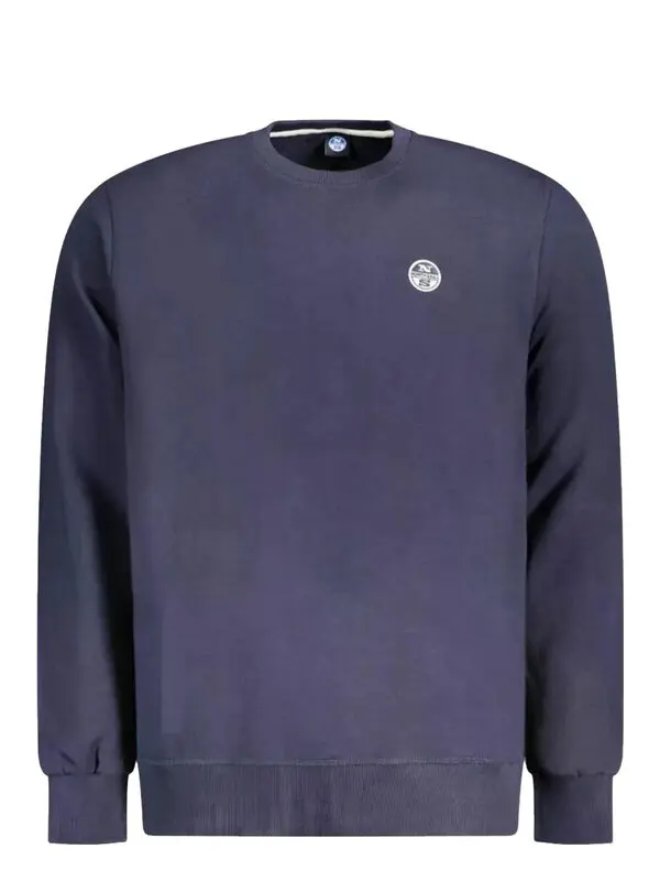 NORTH SAILS Crew-neck Cotton Sweater - Blue