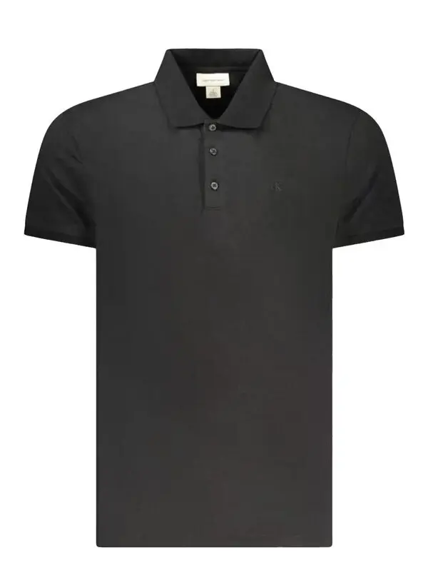 Calvin Klein Short-sleeve Polo Shirt - Black