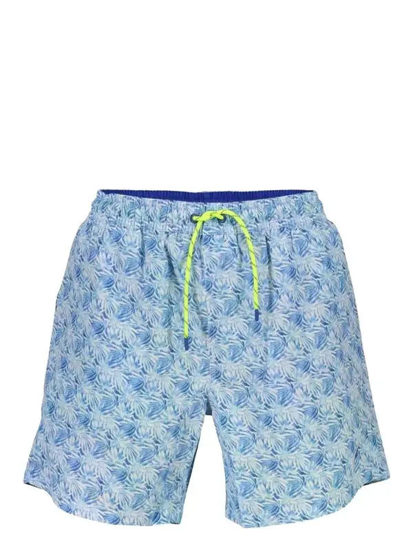 NORTH SAILS Floral-print Swim Shorts - Blue