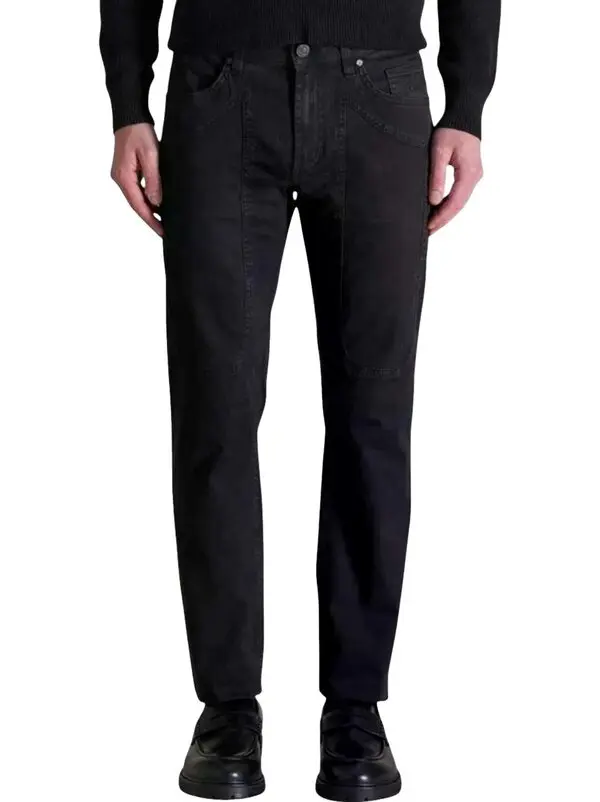 JECKERSON Panelled Skinny Trousers - Black