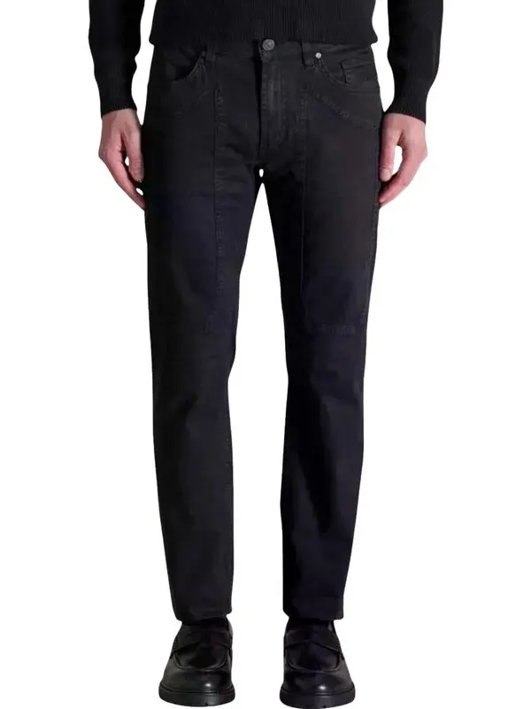 JECKERSON Panelled Skinny Trousers - Black