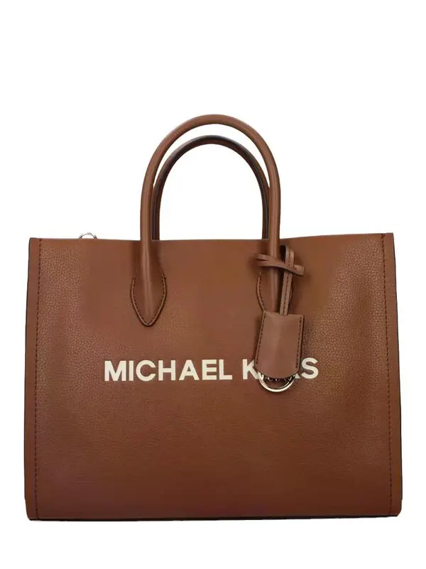 Michael Kors Logo-print Tote Bag - Brown