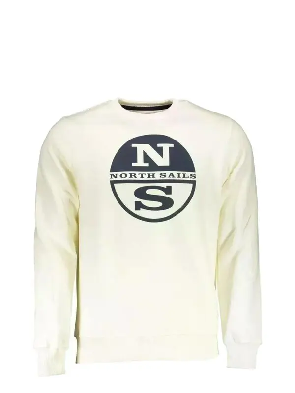 NORTH SAILS Logo-print Crew-neck Sweatshirt - Neutrals