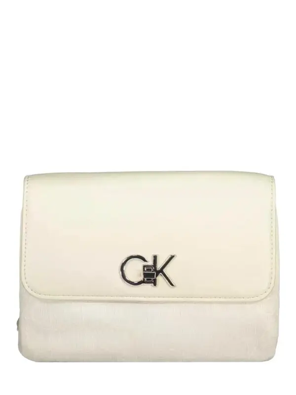 Calvin Klein Logo-jacquard Chain-strap Tote - Neutrals