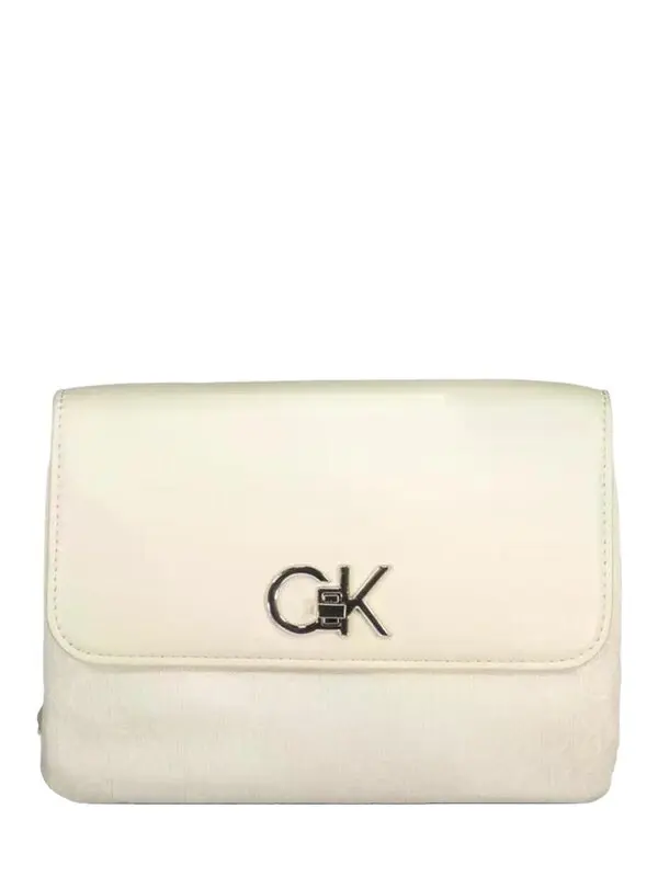Calvin Klein Logo-jacquard Chain-strap Tote - Neutrals