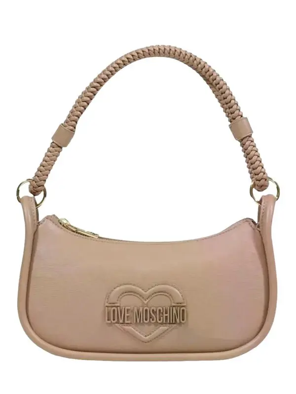 Moschino Heart-motif Shoulder Bag - Neutrals