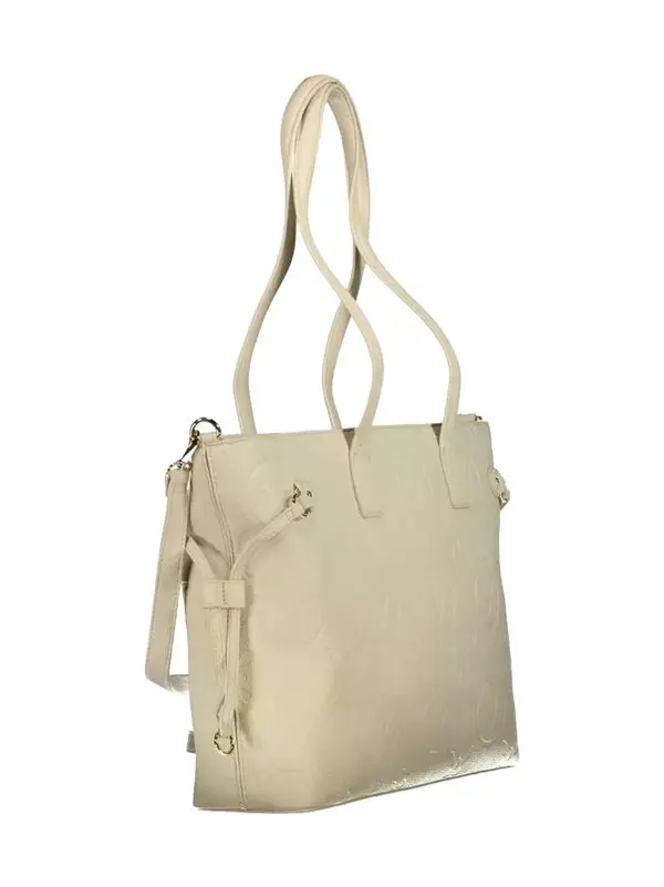 MARIO VALENTINO Logo-debossed Tote Bag - Neutrals
