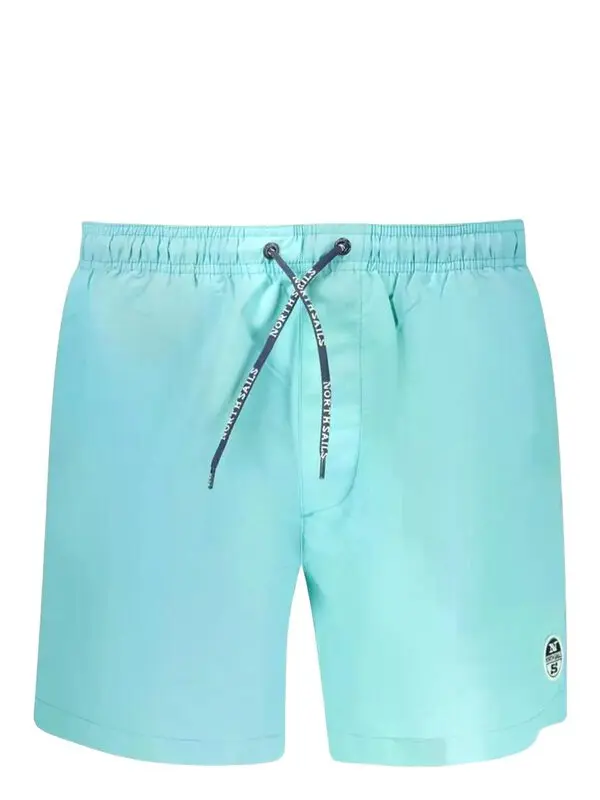 NORTH SAILS Drawstring Logo-patch Swim Shorts - Blue