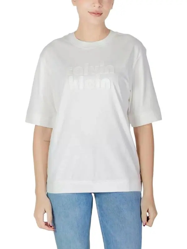 Calvin Klein Logo-patch T-shirt - White