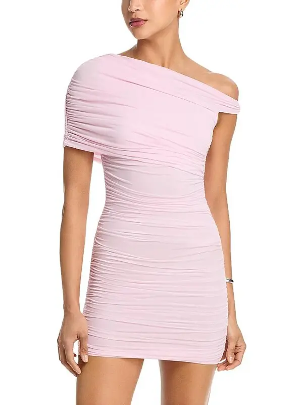 Ronny Kobo Cicilia Mini Dress - Icy Pink