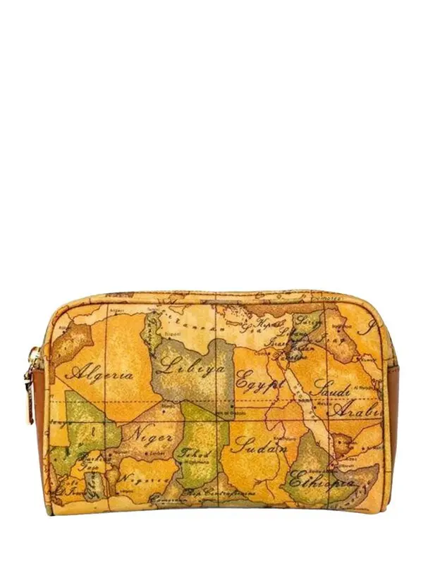 ALVIERO MARTINI 1° CLASSE Geo Classic Map-print Belt Bag - Neutrals