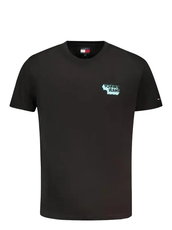Tommy Hilfiger Graphic-print Cotton T-shirt - Black