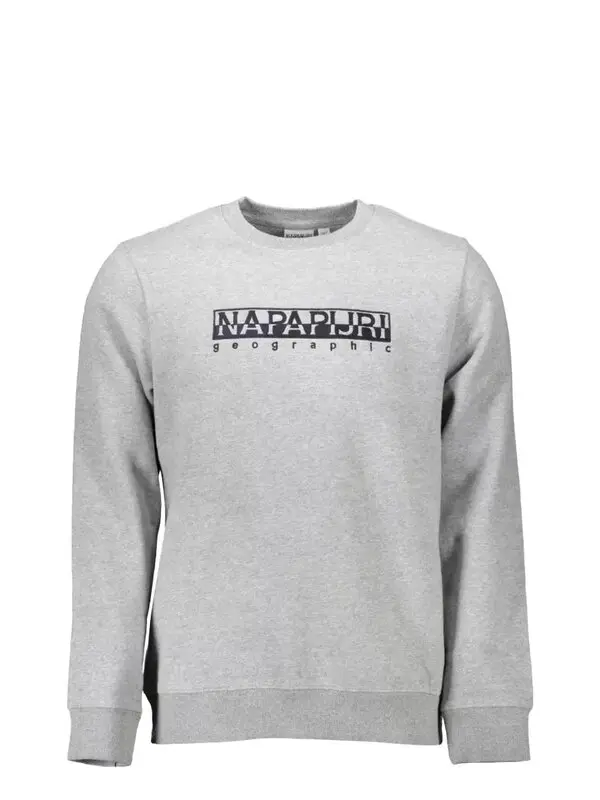NAPAPIJRI Logo-print Crew-neck Sweater - Grey
