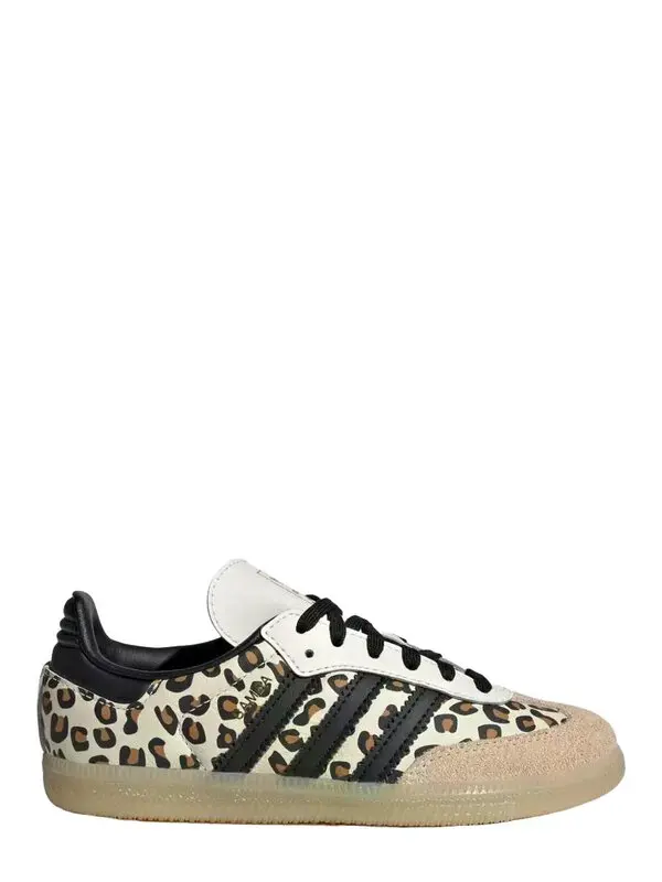 Adidas Samba Og Leopard-print Sneakers - Neutrals
