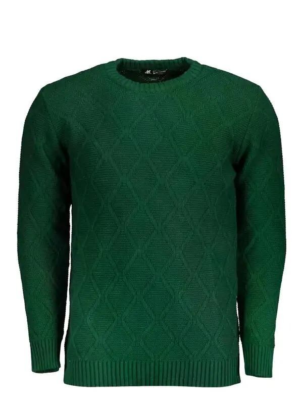 U.S. Grand Diamond-knit Sweater - Green