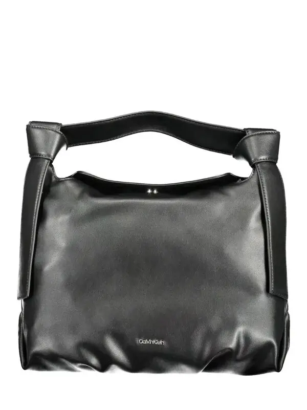 Calvin Klein Knotted Top-handle Tote Bag - Black