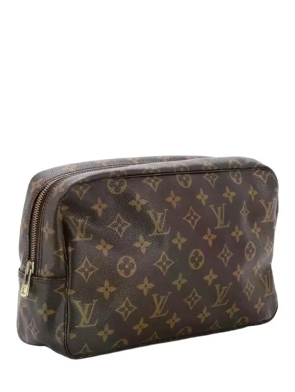 LOUIS VUITTON Trousse Toiletry Monogram Canvas 28 Pouch - Brown