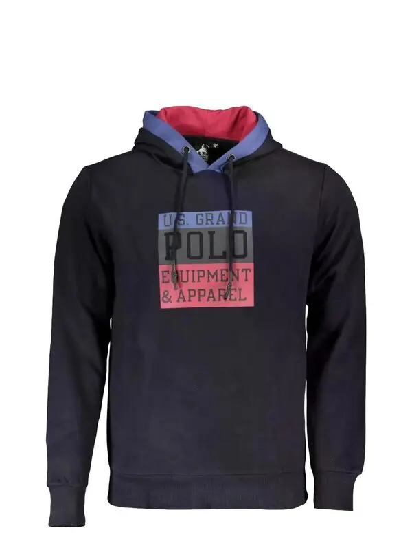 U.S. Grand Logo-print Hoodie - Blue