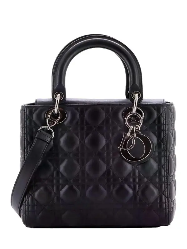 Dior Lady Nm Medium Satchel - Black