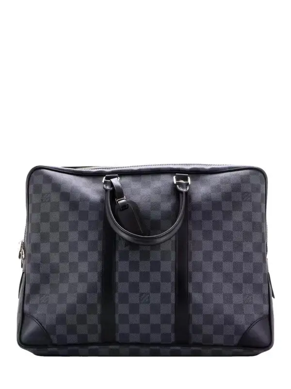 LOUIS VUITTON Porte-documents Voyage Briefcase Damier Graphite - Black